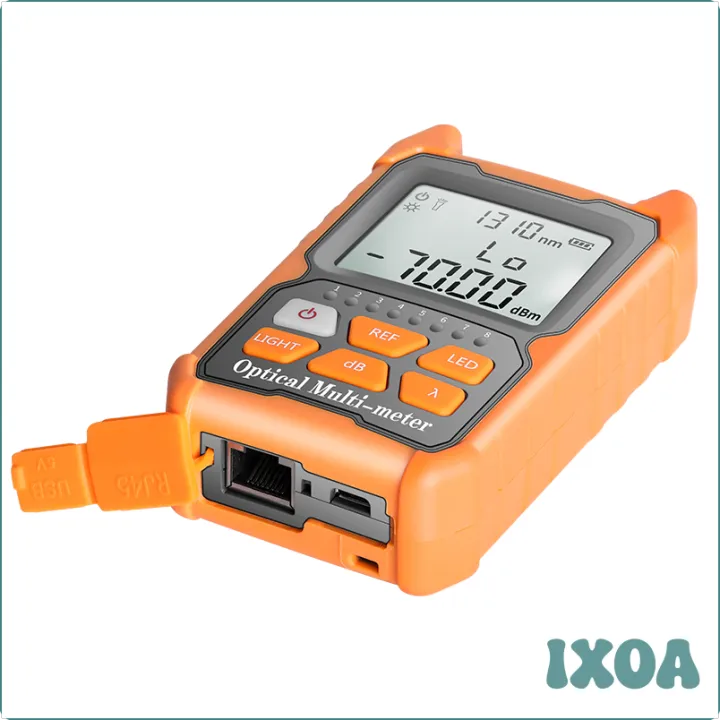 [IXOA] MINI OPM Handheld Fiber Optical Power Meter Fiber Optical Cable ...