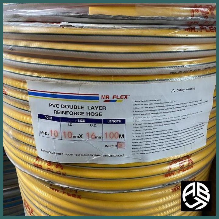 SELANG ANGIN MR FLEX 3/8" / SELANG KOMPRESOR / ANGIN PVC ROLL 10X16MM - ABINAYA7 | Lazada Indonesia