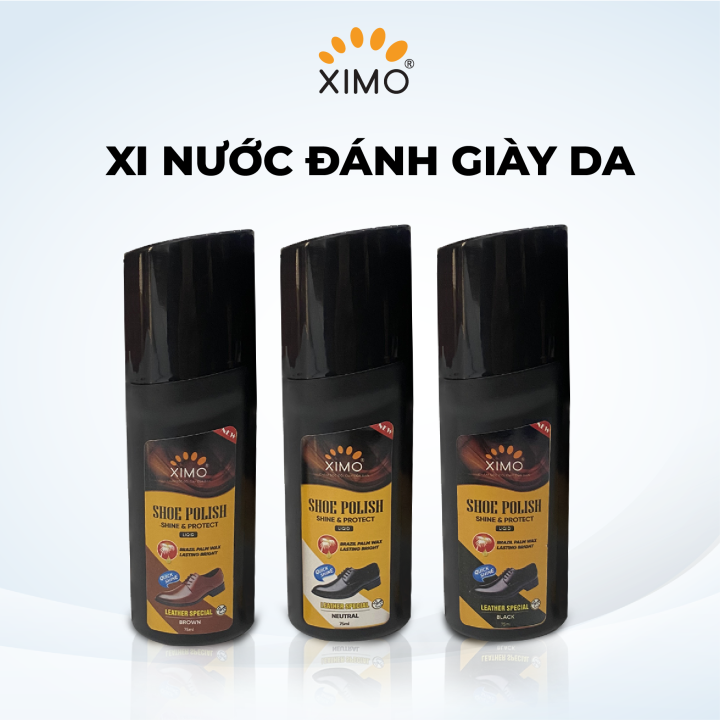 Xi nước đánh giày da bổ sung màu và độ bóng cho đồ da Ximo Polish XI31 ...