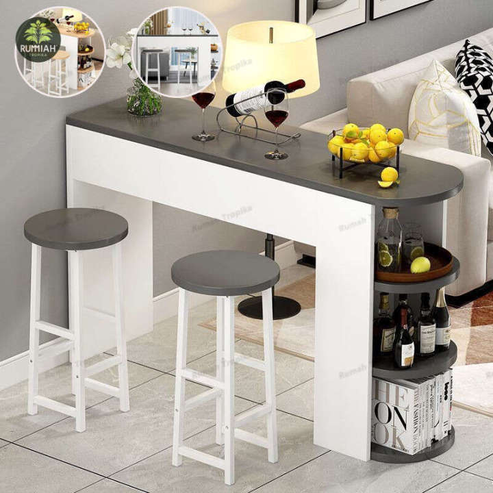 🔥Free Shipping🔥 RT Dining Table Bar Chair Bar With Chairs Long Living ...