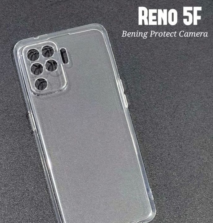 OPPO RENO 5 / RENO 5F SOFT CASE CLEAR BENING LINDUNGI KAMERA / CASING ...