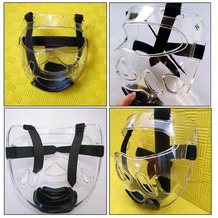 Transparent Taekwondo Mask Protective Removable Head Cover for Martial ...