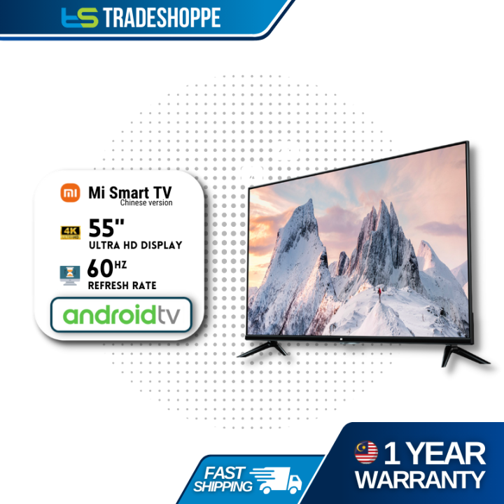 Xiaomi Mi TV 55" Series EA55 Slim Frame Smart AndroidTV Built-In Mi Box ...