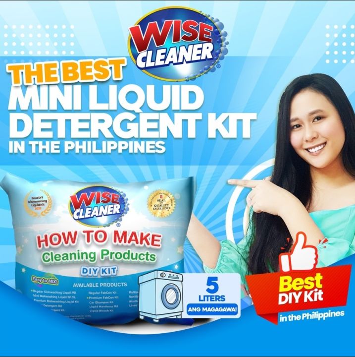 MINI LIQUID DETERGENT DIY KIT - WISE CLEANER | Lazada PH