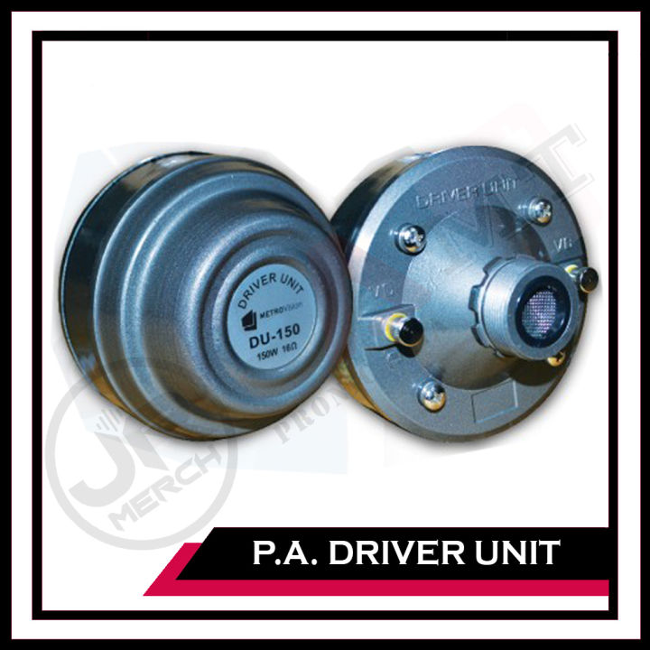 DRIVER UNIT 150 watts for P.A. SYSTEM Speaker (used in TROMPA Horn) 16 ...