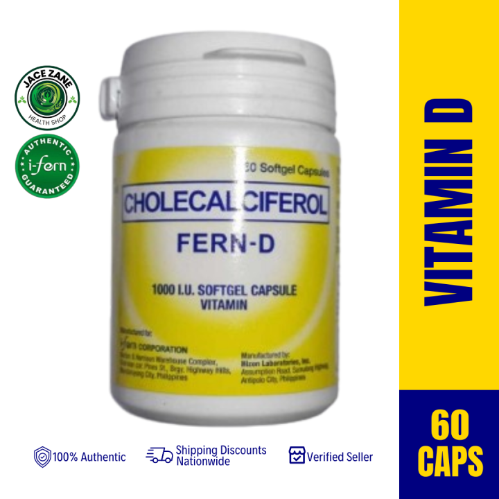 Vitamin D I-Fern Affordable 60 Caps, Milk Calcium, Multi-Vit, and ...