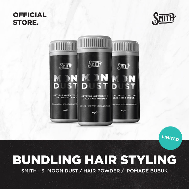 SMITH - 3 Moon Dust / Hair Powder / Pomade Bubuk | Lazada Indonesia
