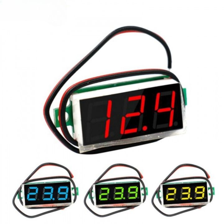 0.28 Inch 2.5V-40V Mini Digital Voltmeter LED Screen Electronic Parts ...