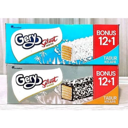 Gery Saluut Wafer Chocolate Coconut 20g 1 Box Isi 12 Pcs | Lazada Indonesia