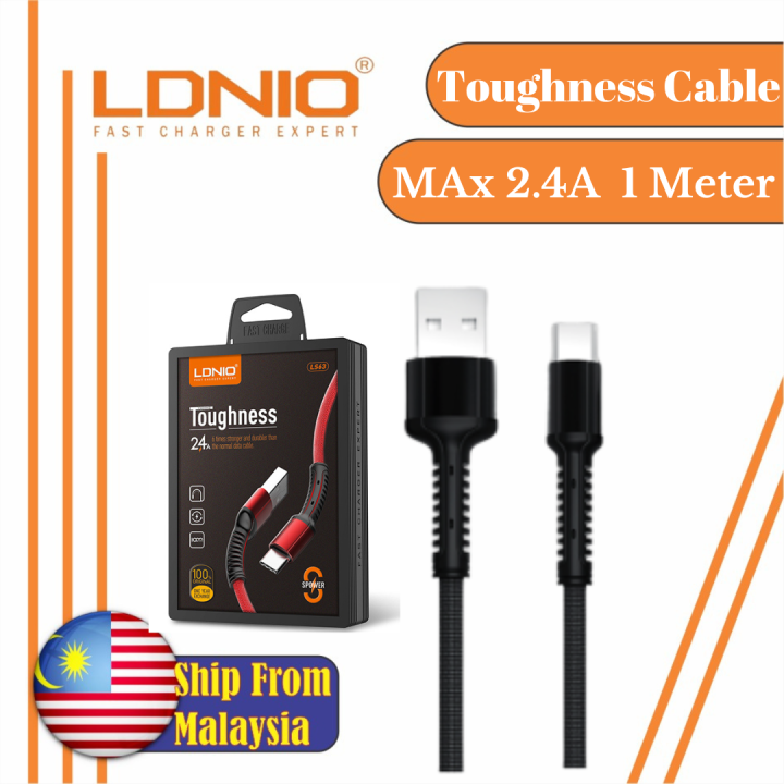 LDNIO 2.4A Fast Charging LDNIO LS63 1M/LS64 2M Fast Charge Data Cable ...