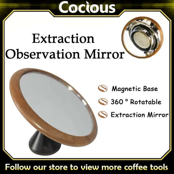 Cocious Coffee Extraction Observation Mirror 360° Rotation Magnetic ...