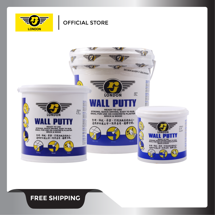 RJ WALL PUTTY - Acrylic Copolymer Emulsion putty | Lazada PH