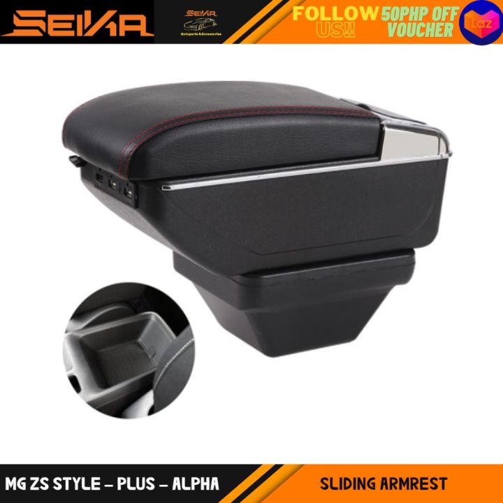 MG ZS Car Armrest - Arm rest - Center Box console | Lazada PH