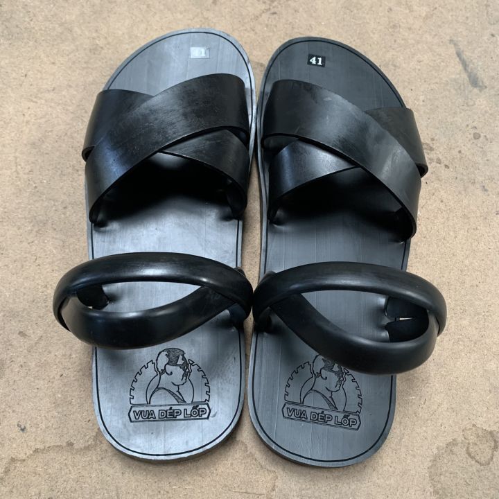 Dép Cao Su Bác Hồ Bộ Đội, Trường Sơn, Dép Râu Nam Nữ 4 Quai Chéo - Điện ...