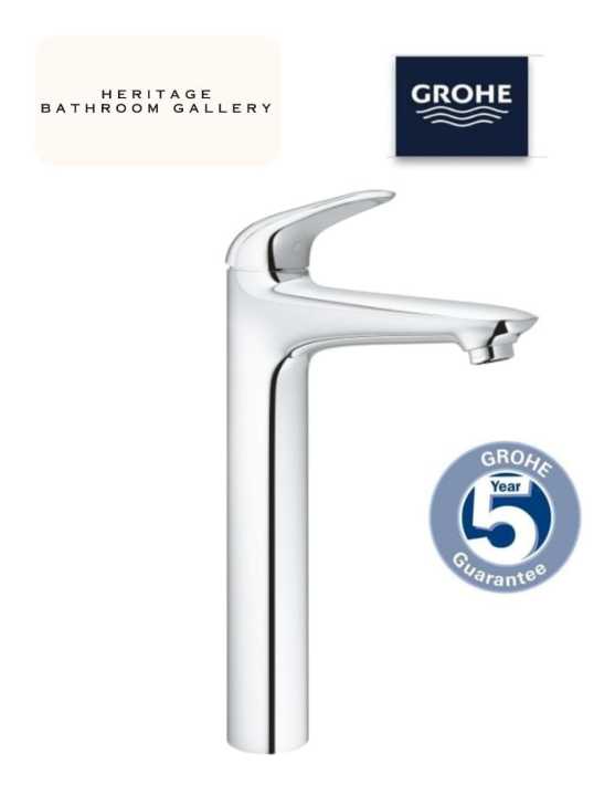 GROHE EuroStyle Single-Lever Tall Basin Mixer XL (23719003) | Lazada ...