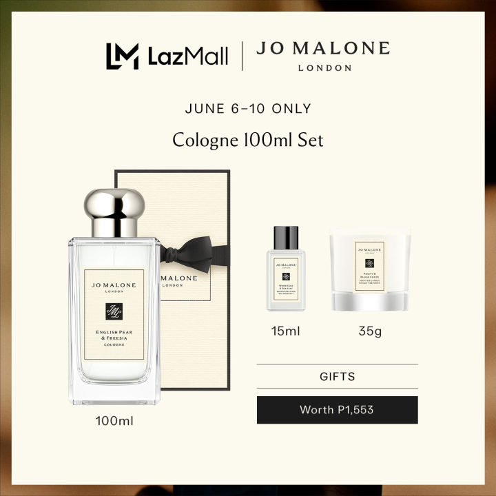 [JUNE 5, 8PM - JUNE 10 ONLY] Jo Malone London - 3 pcs Set with Cologne ...