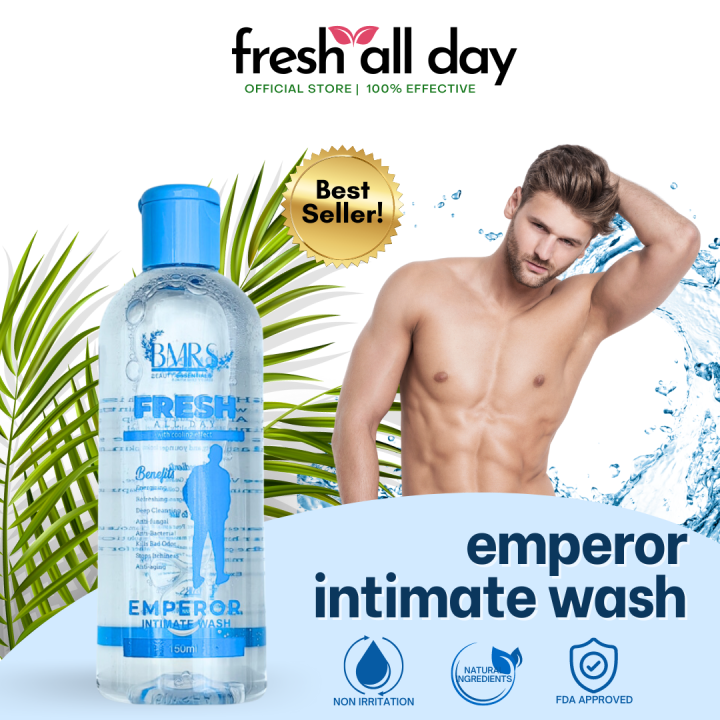 BEST SELLER BMRS Fresh All Day EMPEROR INTIMATE WASH 150ml (for men ...