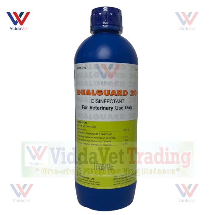 Dualguard 1 Liter DUAL GUARD Disinfectant for animal housings premises ...
