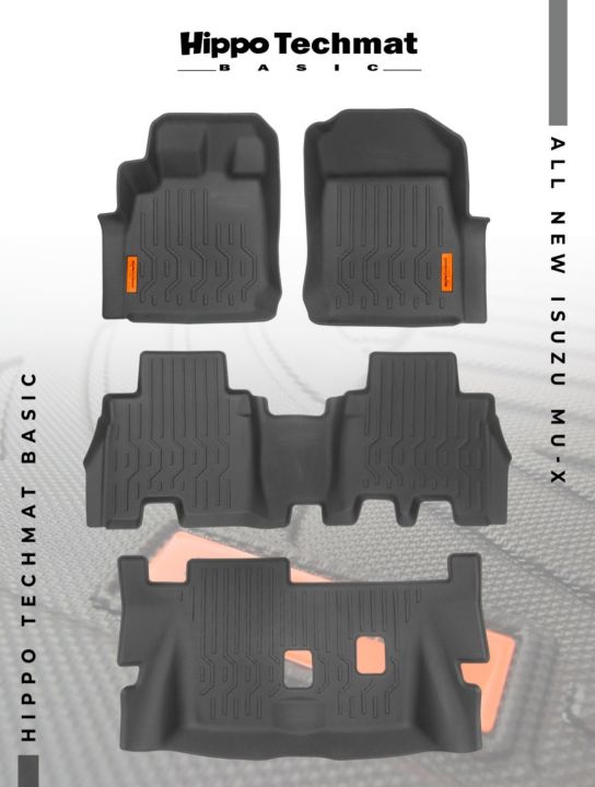 Isuzu Mux 2022-2024 Hippo Deep Dish Matting Thailand Made 1st-3rd row ...