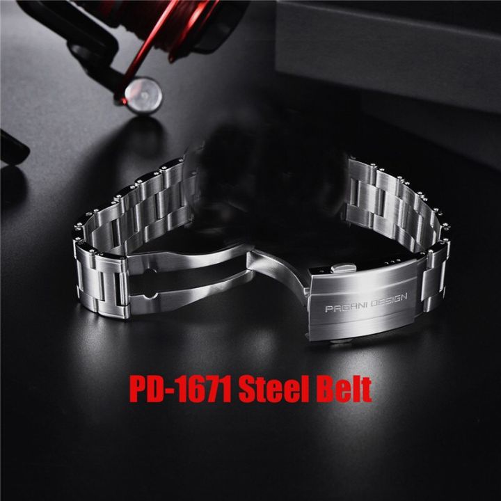 2021 PAGANI DESIGN PD1671 007 Watches Men Original Stainless Steel ...