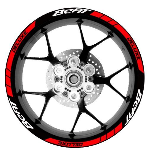 STIKER VELG BEAT | BEAT DELUXE | DESIGN BEBASSTIKER | Lazada Indonesia