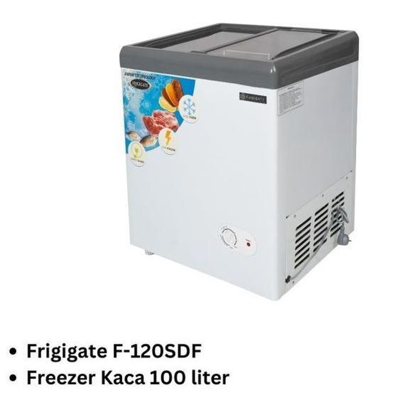 Chest Freezer Sliding Frigigate F-210 SDF-LV Lemari ES Krim 190 Liter ...