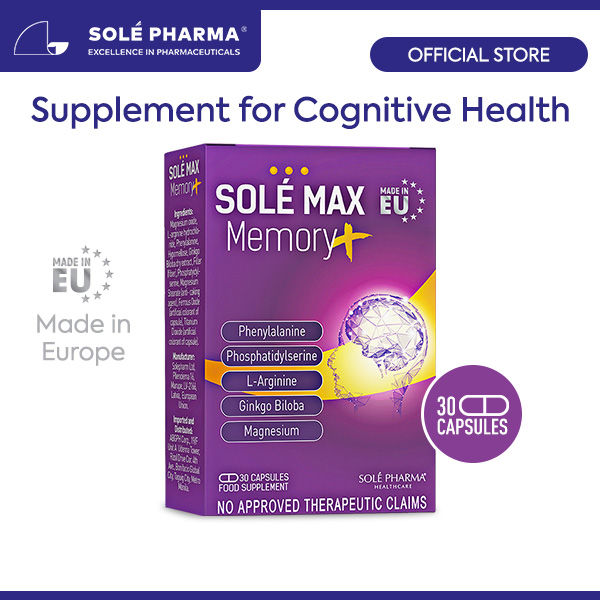 SOLE MAX - Brain and Memory Boosting Premium Food Supplement (30 ...