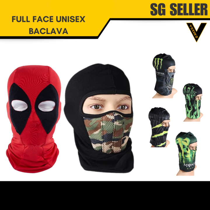 [VOZUKO] Versatile Air Flow Padded Balaclava Full Mask for Army Phase 3 ...
