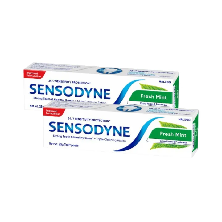 SENSODYNE FRESH MINT TOOTHPASTE 25G X 2 - GWP | Lazada