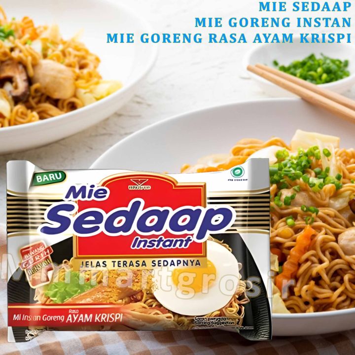 Mie Sedaap / Mie Goreng Instan / Mie Goreng Rasa Ayam Krispi / 88gr ...