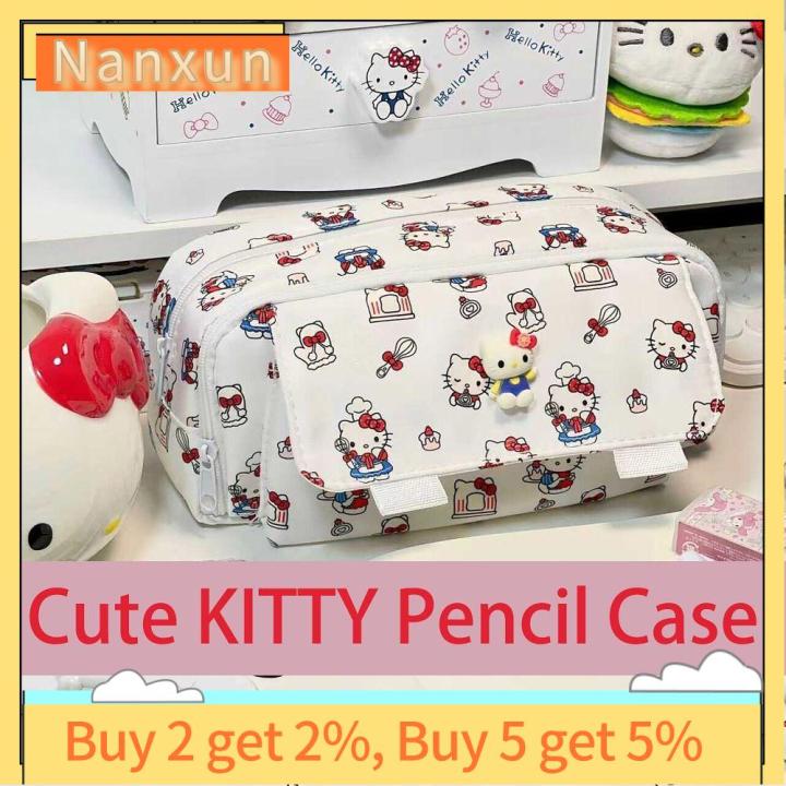 NWSJ Hello Kitty capybara Hộp Bút Chì Thiết kế đặc biệt Đa năng Túi ...
