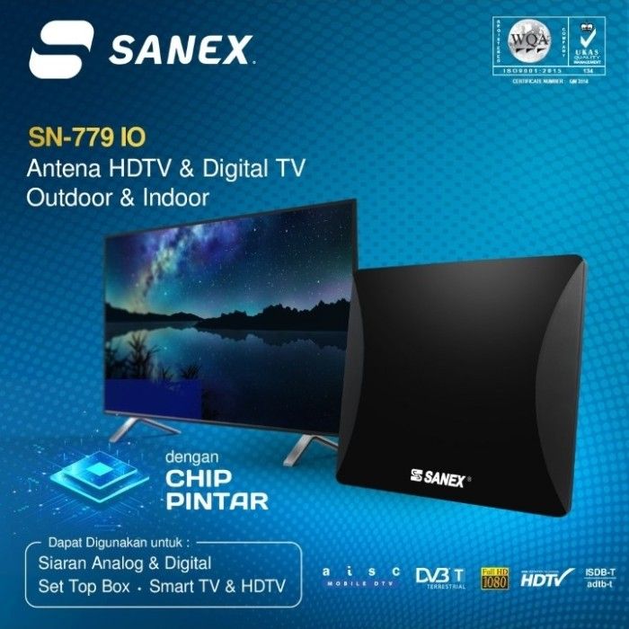 ANTENA SANEX 779 ANTENA/SANEX INDOOR OUTDOOR/LUAR DAN DALAM ANTENA ...