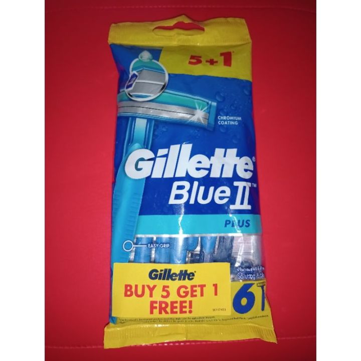 GILLETTE BLUE II Plus Pivot Razor Pack SOLD PER PACK | Lazada PH