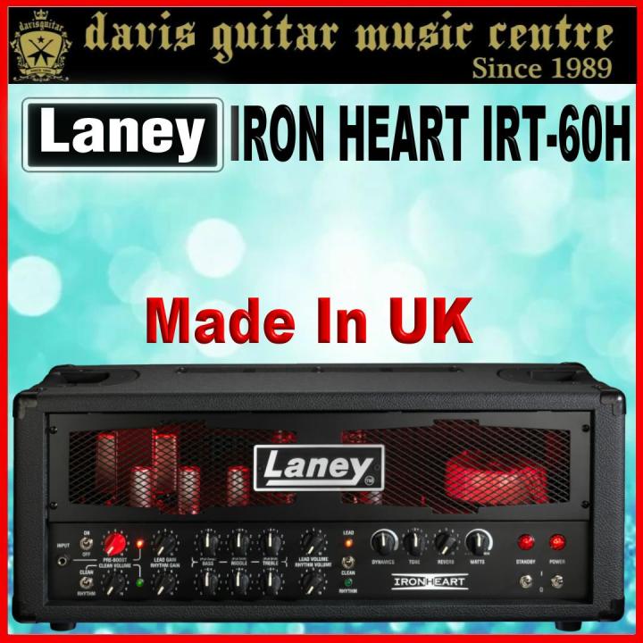 Laney IRT 60 Ironheart Head Electric Guitar Amplifier 60 watts modern ...