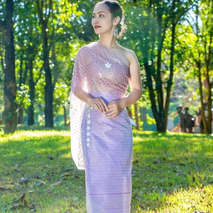 2023 New Women Thai Traditional Xishuangbanna Dai costume dance ...