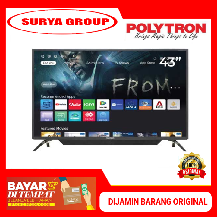 POLYTRON PLD43CV8869 Smart Lite Digital Tv (43 Inch) - Garansi Resmi ...