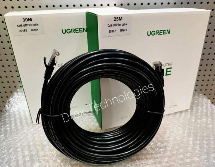 UGREEN Cat6 UTP Ethernet Cable Black 1000Mbps | Lazada PH