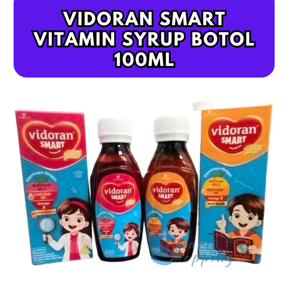 VIDORAN SMART BOTOL SYRUP 100 ML / SYRUP VITAMIN ANAK / ORANGE ...