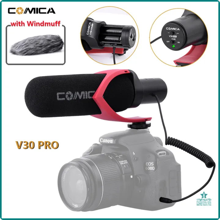 [op033] Comica CVM V30 PRO Video Microphone Directional Condenser ...