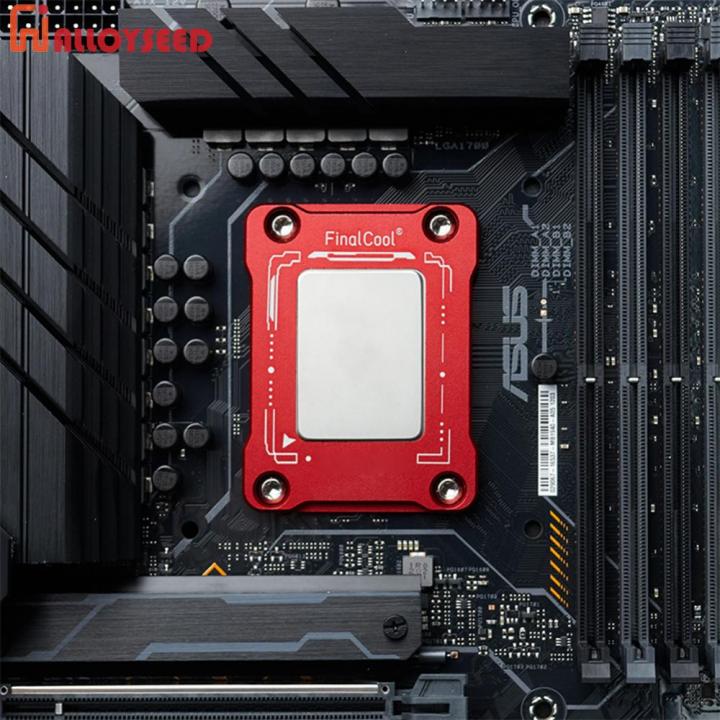 FinalCool Aluminum Alloy CPU Bending Corrector Frame for LGA1700 Intel ...