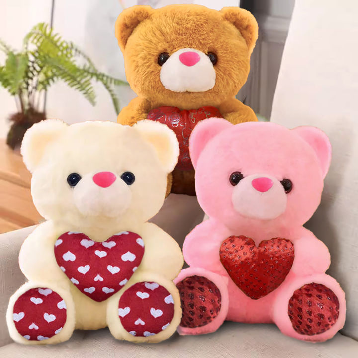 25CM Hug Soft Teddy Bear Plush Stuff Toy Pillow Cute Kawaii Huggable ...