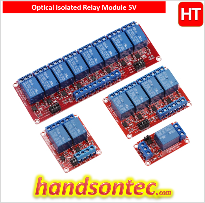 (1~8) Channel 5V Active H/L Optical Isolated Relay Module | Lazada