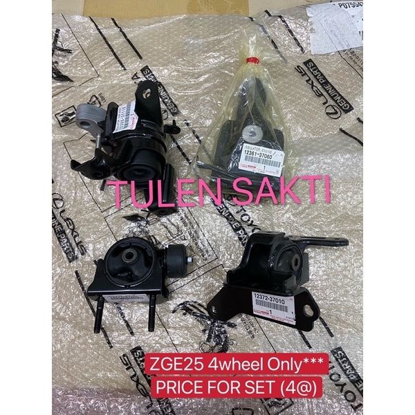 ORIGINAL TOYOTA WISH SEPET ZGE25 4wheel Only** (2009) ENGINE MOUNTING ...