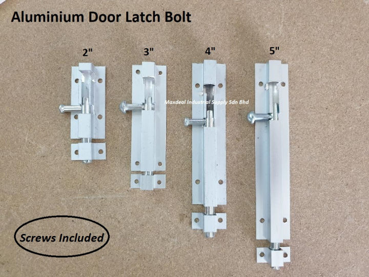 Aluminum Door Latch Bolt / Selak Pintu Aluminium 2 / 3 / 4 / 5 Inches ...