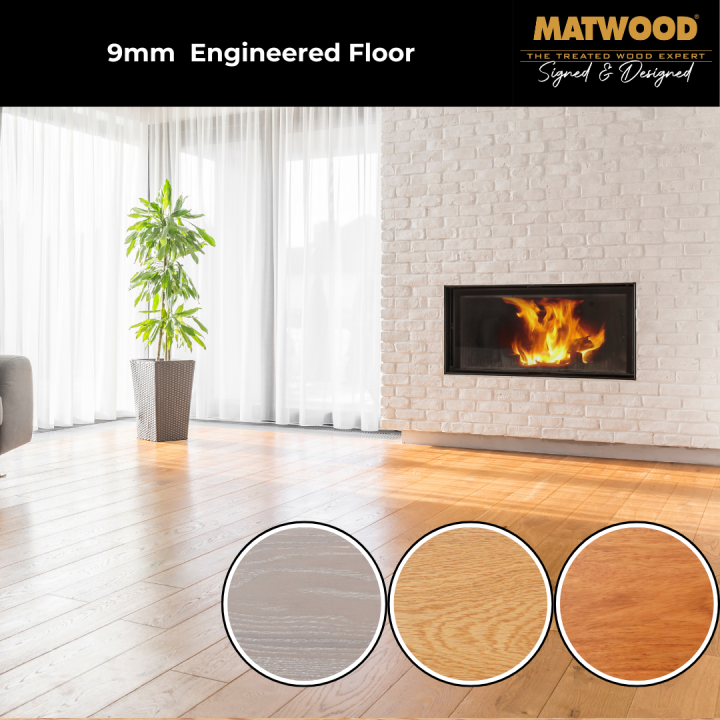 Matimco Matwood Innovation 9mm Solid Engineered Floors (Box of 20 ...