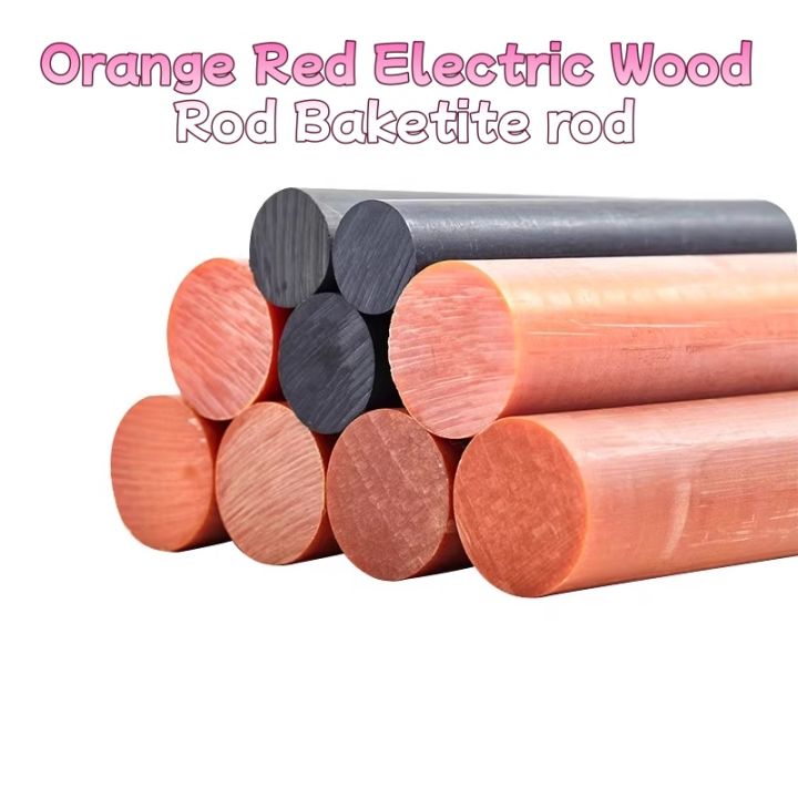 Orange red electric wood rod insulation rod with high wear resistance ...
