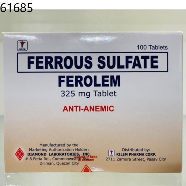COD FEROLEM 100 TABLETS (Ferrous Sulfate) | Lazada PH