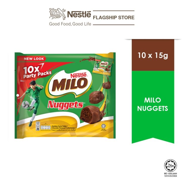 NESTLÉ MILO® Nuggets 10 Party Packs (15g per pack) | Lazada