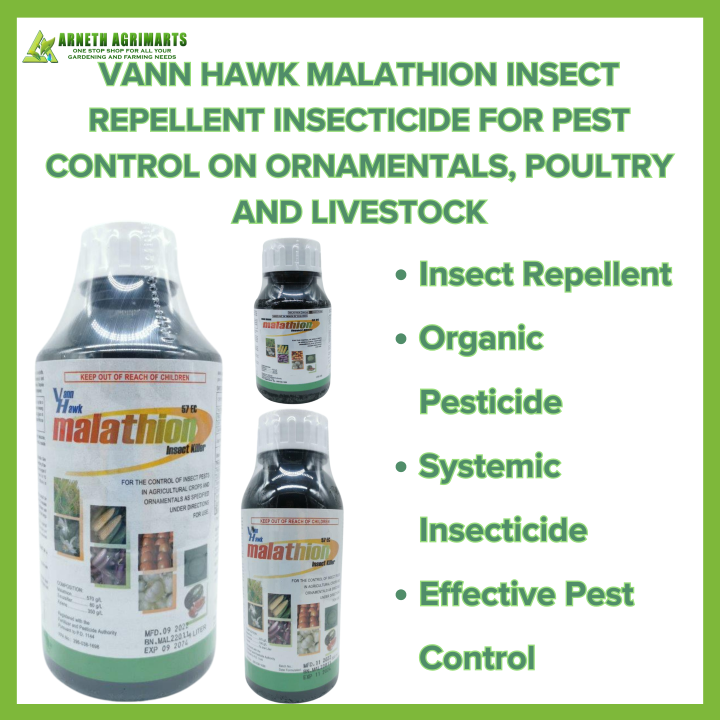 VANN HAWK MALATHION INSECTICIDE FOR PEST CONTROL ON ORNAMENTALS ...