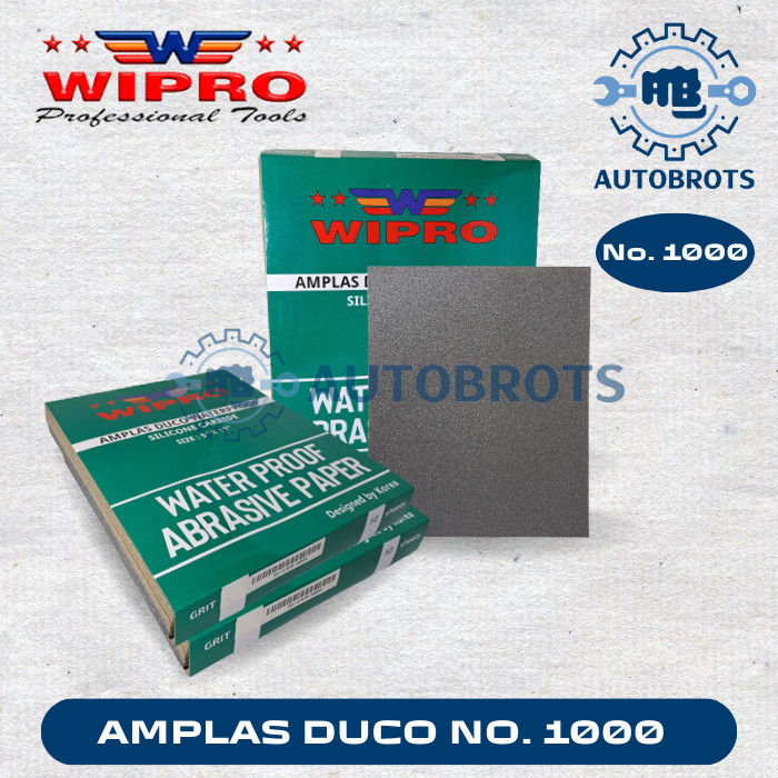 WIPRO Amplas Duco Waterproof No. 1000 / Abrasive Sheet Grit 1000 ...